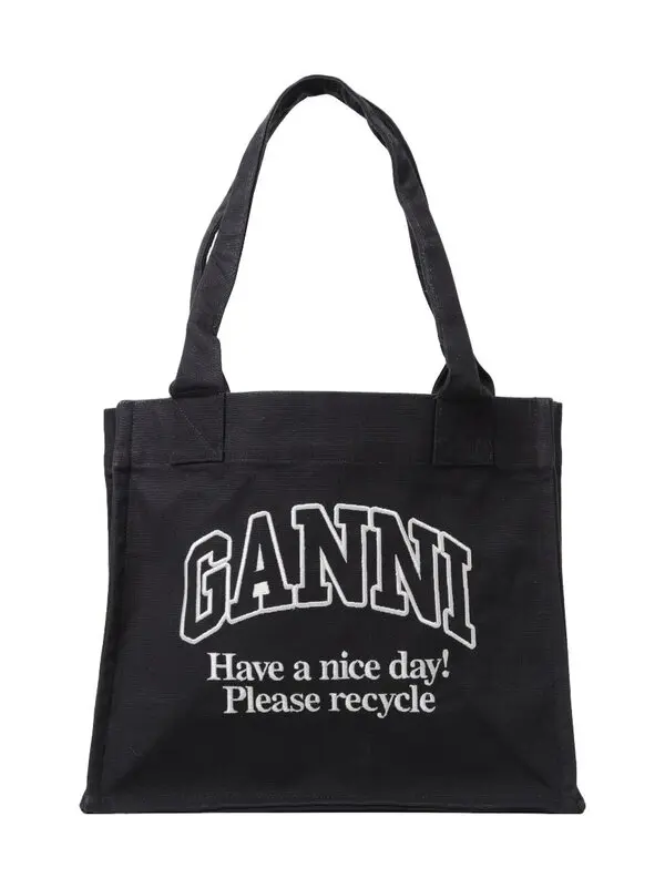 GANNI Tote Bag - Black