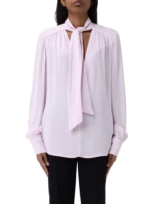 Elisabetta Franchi Tie Neck Top - Quartz