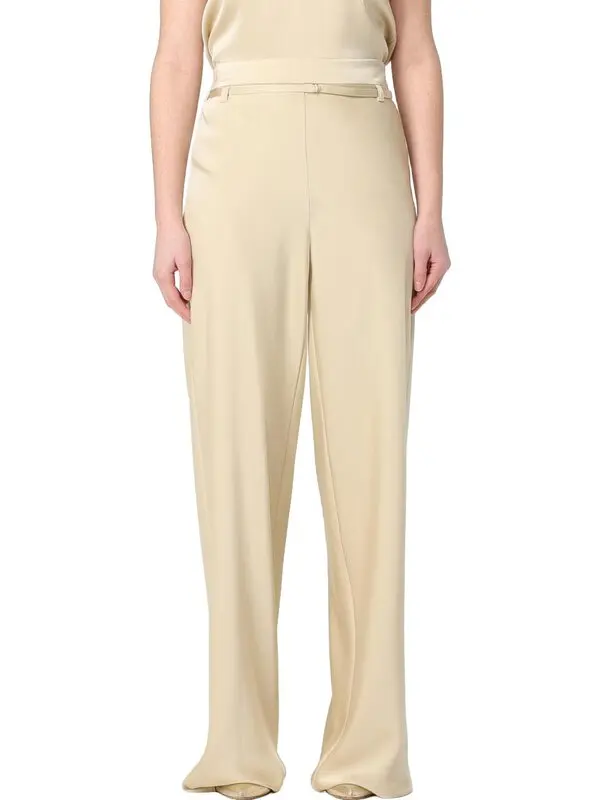 Patrizia Pepe Wide Leg Trousers - Gold
