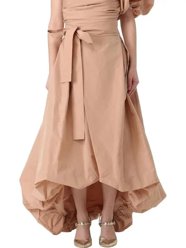 Pinko High-waisted Belted Skirt - Pink