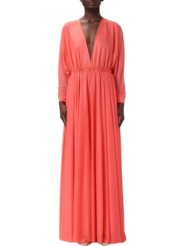 Pinko Maxi Dress - Coral