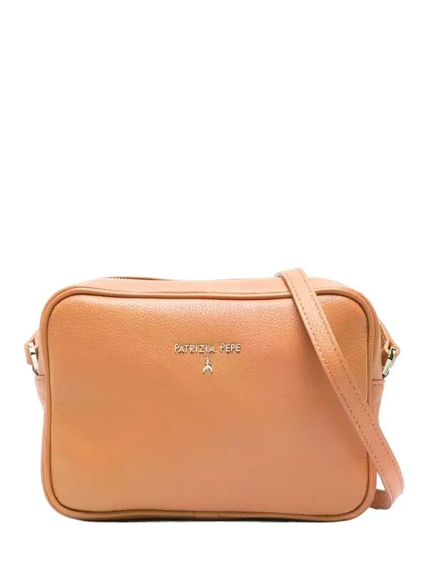 Patrizia Pepe Leather Crossbody Bag - Brown