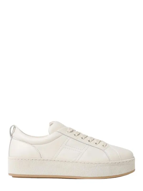 Hogan Lace Up Sneakers - White