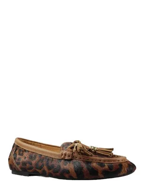 NATIONAL COMFORT Shell Suede Loafer - Leopard Calf Hair