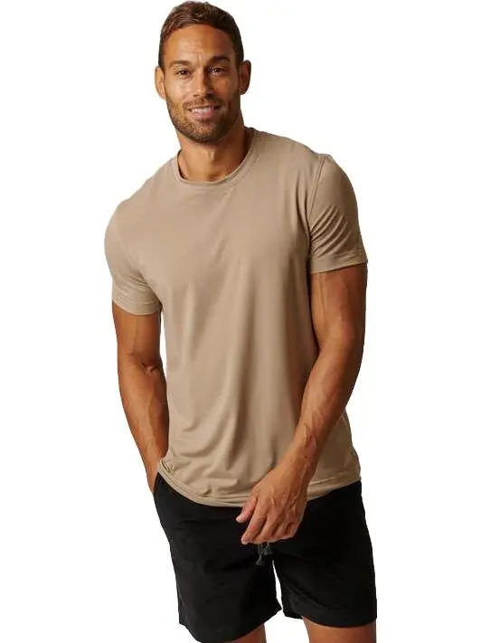 LEISURE LAB Everyday T-shirt - Dune