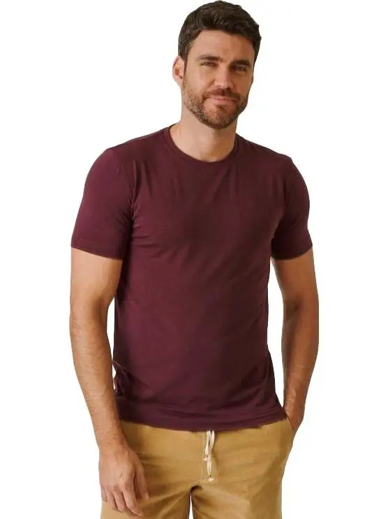 LEISURE LAB Everyday T-shirt - Maroon