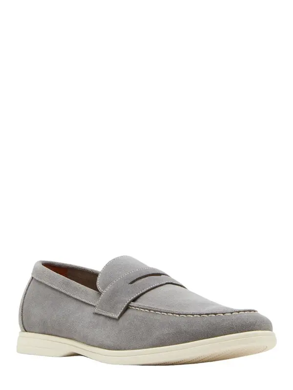Steve Madden Laguna Penny Loafer - Grey Suede