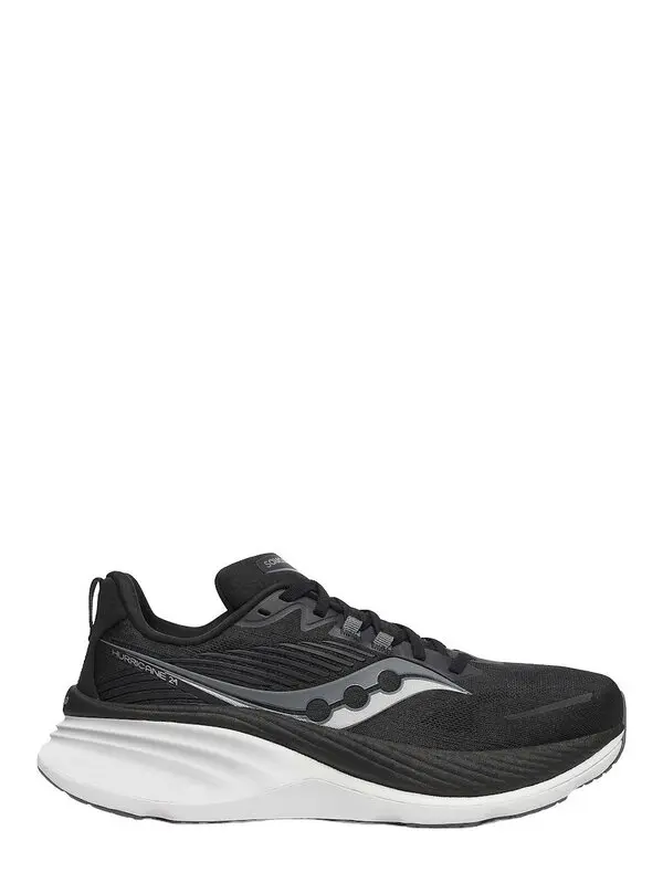 Saucony Hurricane 24 Athletic Sneakers - Black/carbon
