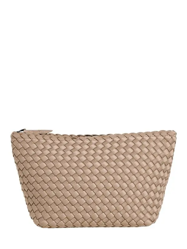 NAGHEDI Portofino Medium Makeup Bag - Cashmere