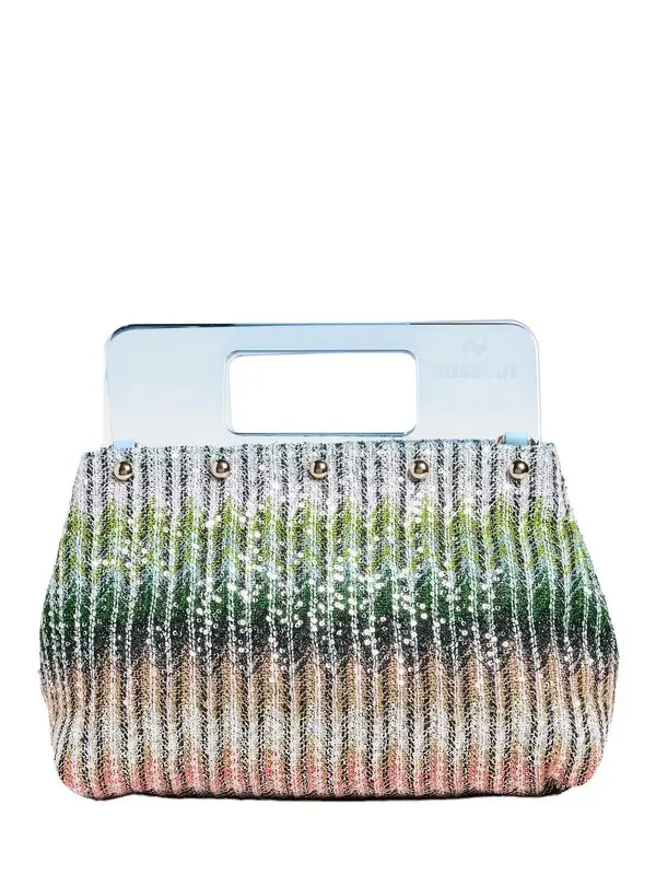 Missoni Small Plexi Pouch - Rainbow Lurex