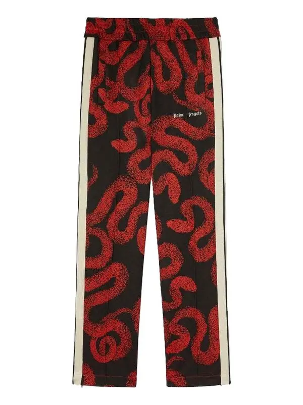 Palm Angels Lunar New Year Snake Track Pants - Red/black
