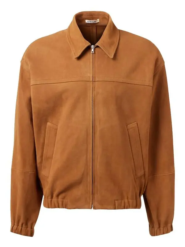 Auralee Suede Blouson - Brown