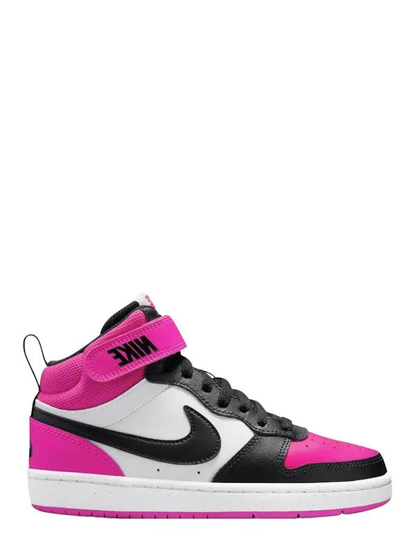 Nike Court Borough Mid 2 Sneakers - White/fierce Pink/black