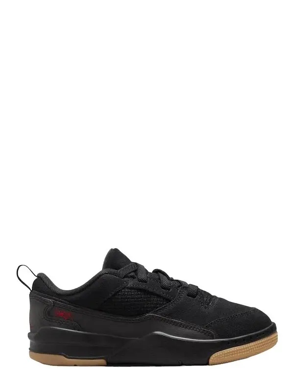 JORDAN Flight Court - Black/gum Medium Brown/varsity Red