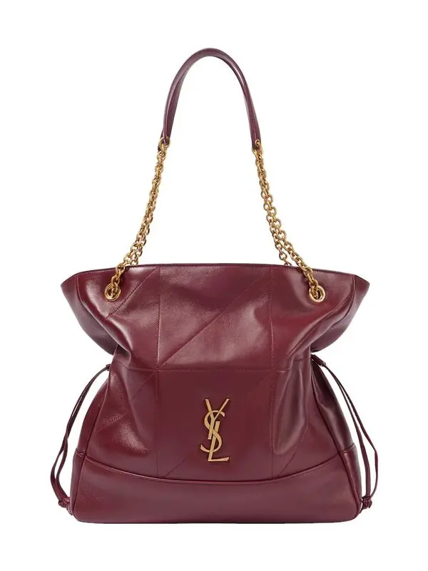 Saint Laurent Jamie Shopping Tote Bag - Burgundy