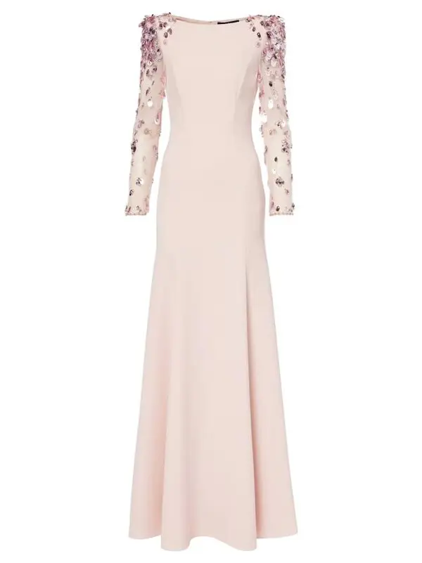 Jenny Packham Adella Embellished Gown - Pink