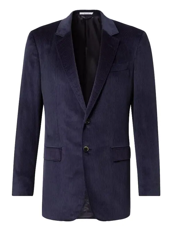 Gabriela Hearst Cotton Corduroy Blazer - Blue