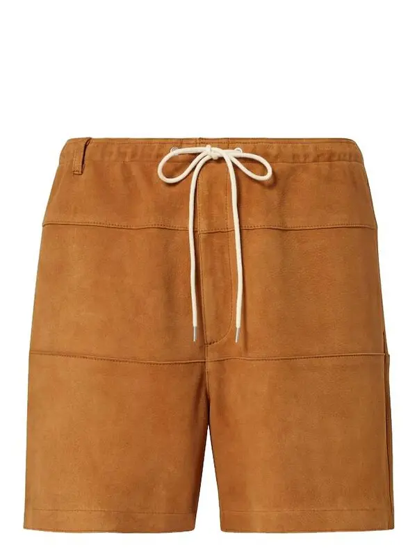 Auralee Suede Shorts - Brown