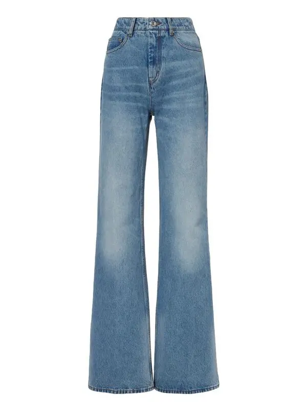 Ami High-rise Flared Jeans - Blue