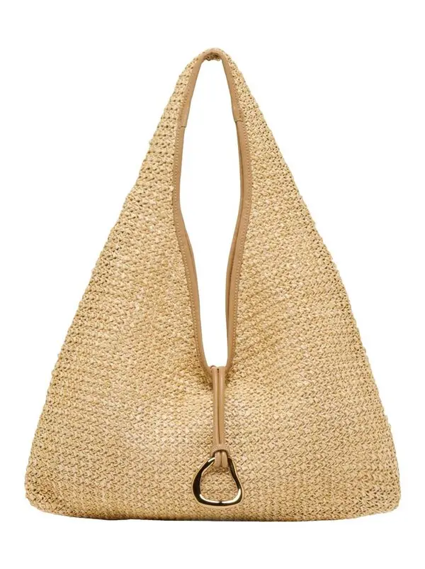 Dolce Vita Missie Raffia Shoulder Bag - Natural