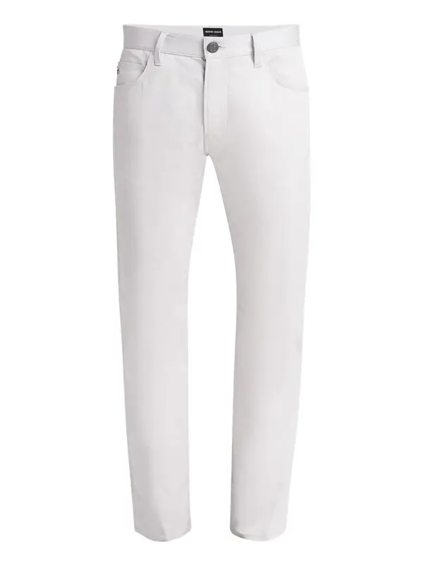Giorgio Armani Stretch Cotton Pants - Blue Navy