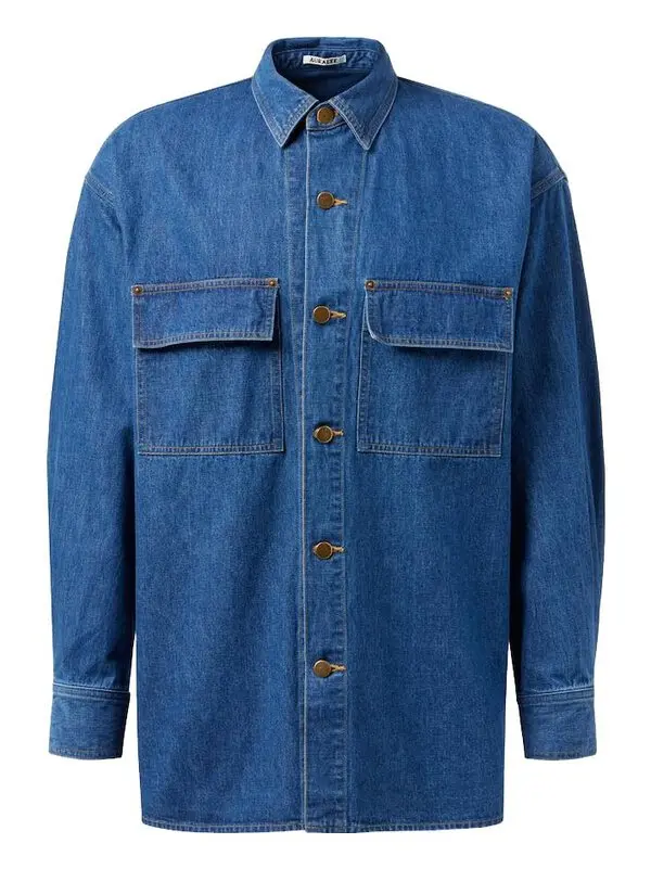 Auralee Denim Shirt - Blue