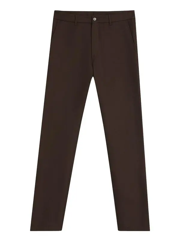 Loro Piana Harper Flat-front Trousers - Profound Grey