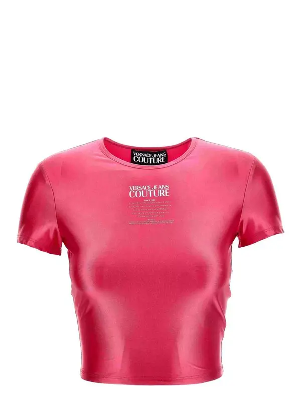 Versace Logo-print T-shirt - Pink