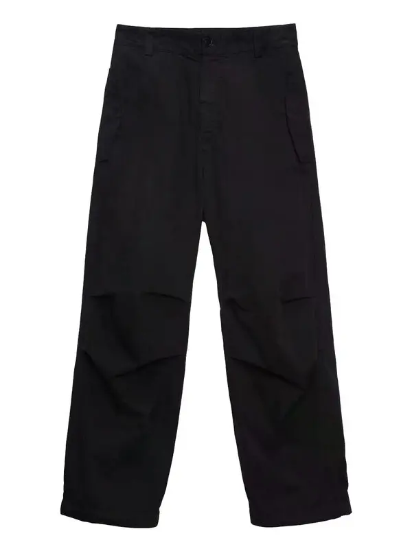 MSGM Wide-leg Trousers - Black