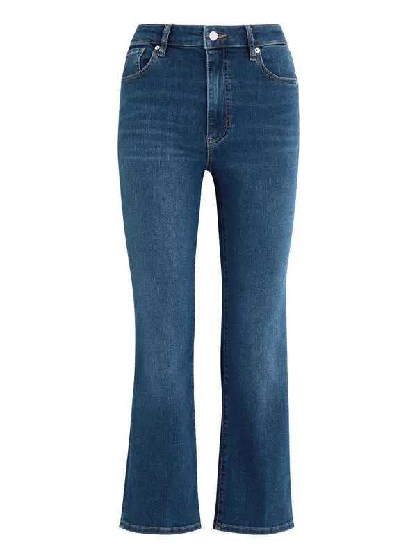 FRAME The Reboot Crop Boot-leg Jeans - Blue
