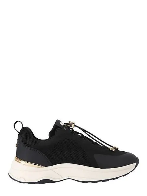 Kurt Geiger Fabric Low-top Trainers With Toggle Detail - Black