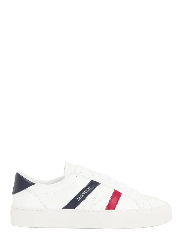 Moncler Monaco 2 Low Top Sneakers - Brilliant White
