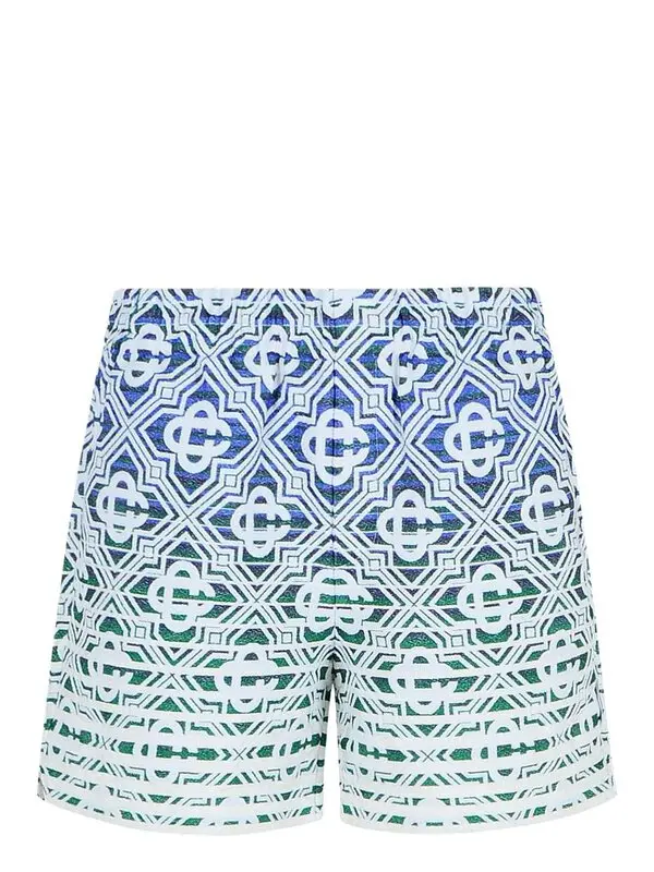 Casablanca Stripe Bermuda Shorts - Multicolor
