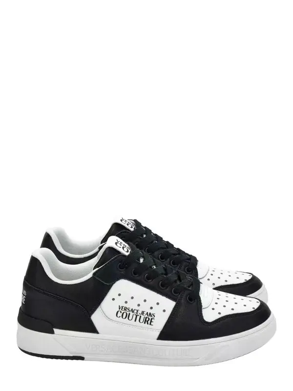 Versace Panelled Sneakers - White