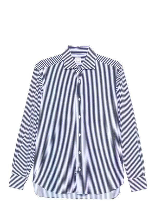 BARBA NAPOLI Striped Shirt - Blue
