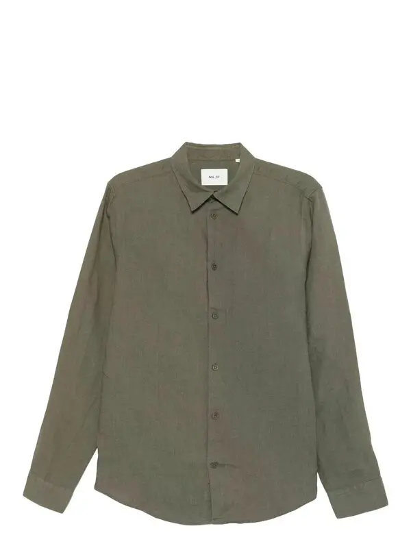 Nn07 Enzo Shirt - Green