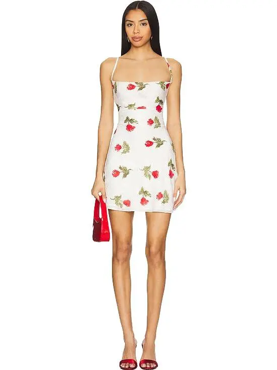 MORE TO COME Charli Mini Dress - White