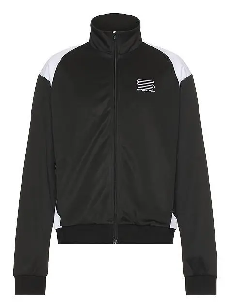SINCLAIR GLOBAL Tech Logo Track Jacket - Black
