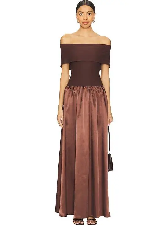 ALL THE WAYS Jolie Maxi Dress - Brown