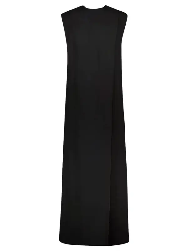 YVES SALOMON Maxi Silk Dress - Black