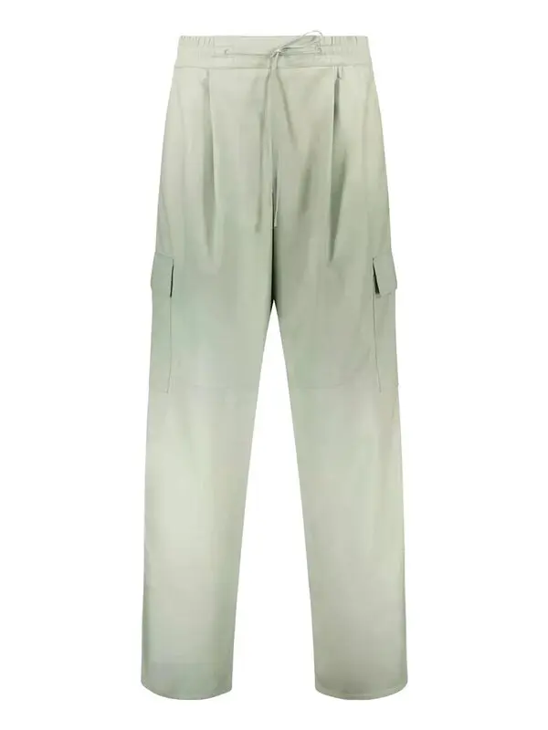 YVES SALOMON Lambskin Cargo Pants - Green