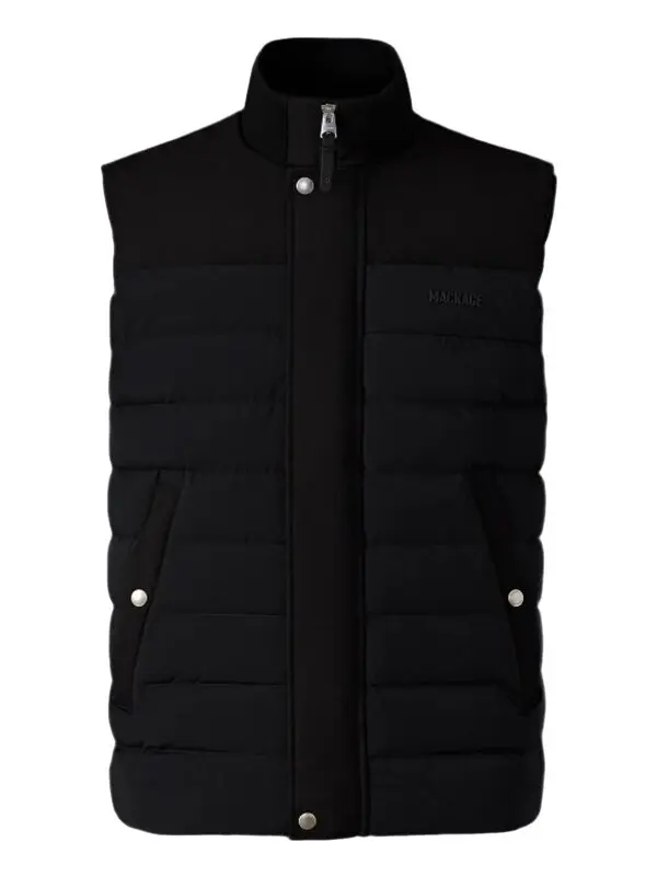 Mackage Brody Down-filled Quilted Vest - Black