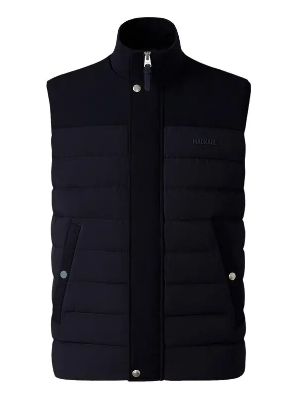Mackage Down-filled Quilted Vest - Navy