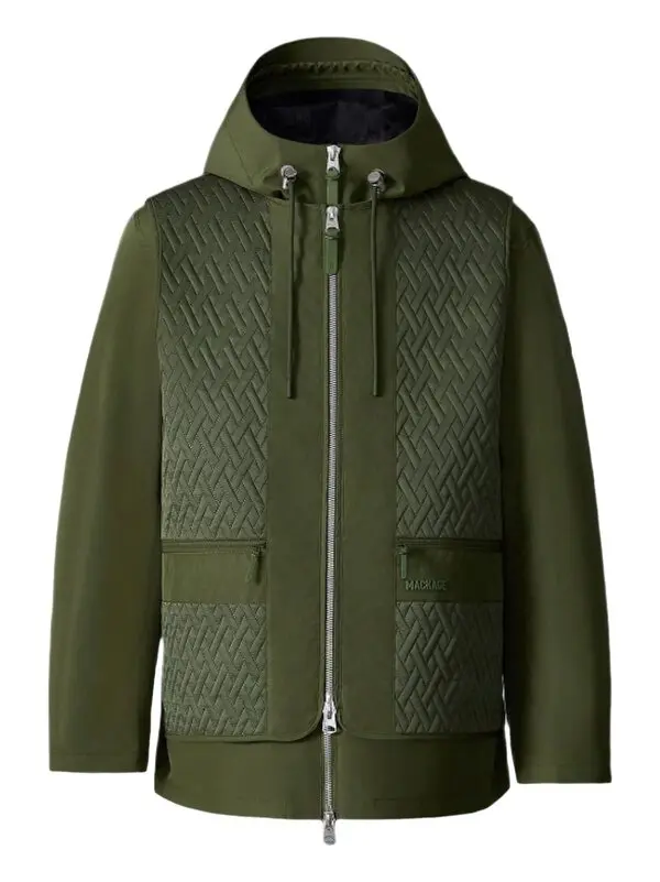 Mackage Diego 3-in-1 Rain Jacket - Light Military