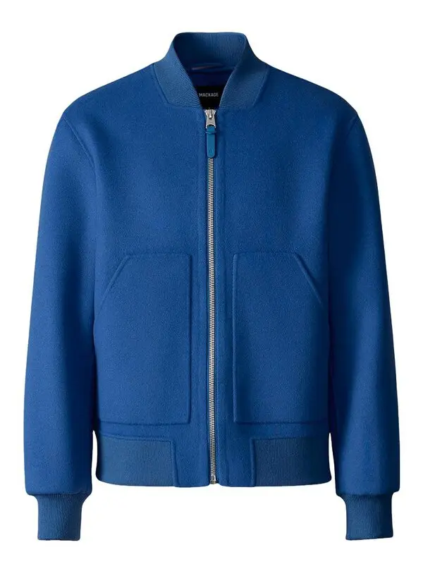 Mackage Wool Bomber Jacket - Tide