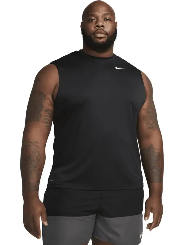 Nike Dri-fit Sleeveless Swim Hydroguard - Black