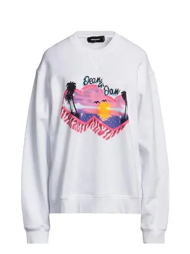 Dsquared2 Cotton-elastane Sweatshirt - White