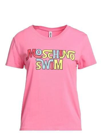 Moschino Printed Jersey T-shirt - Fuchsia