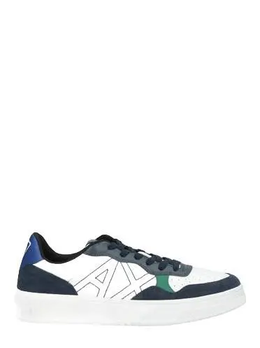 Armani Exchange Cow Leather Sneakers - Blue