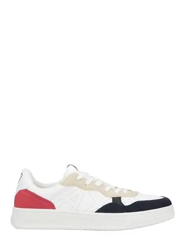 Armani Exchange Low-top Sneakers With Logo - White